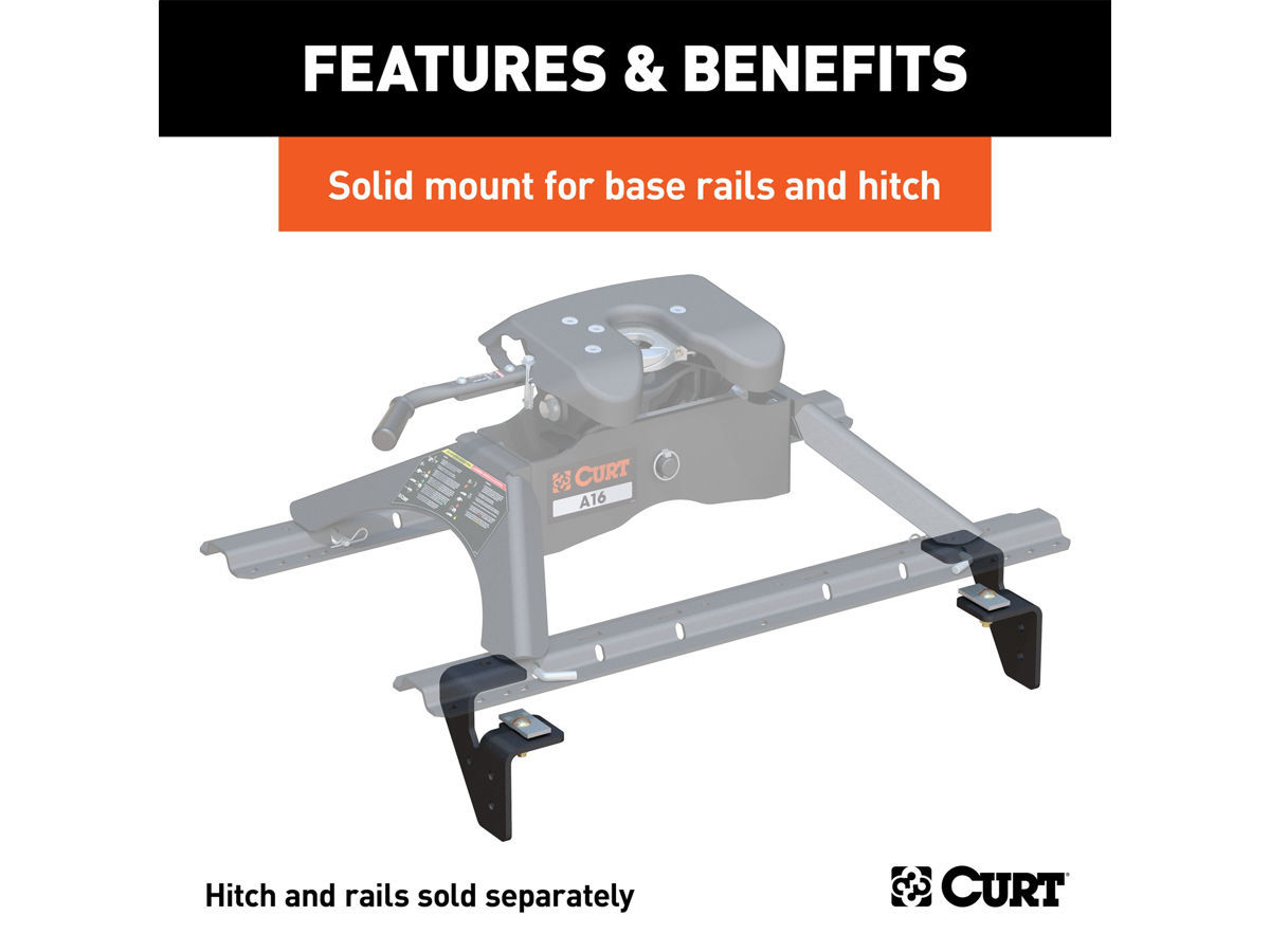 DSI Automotive - Curt Fifth Wheel Custom Bracket Kit - Includes ...