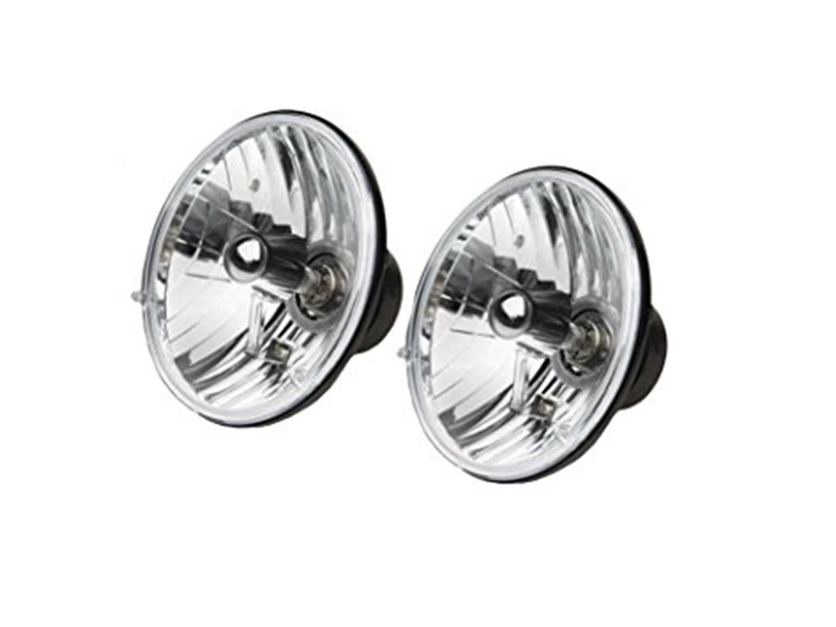Rampage Halogen Headlight Conversion Kit - 7" Round Assemblies - H4 55 ...