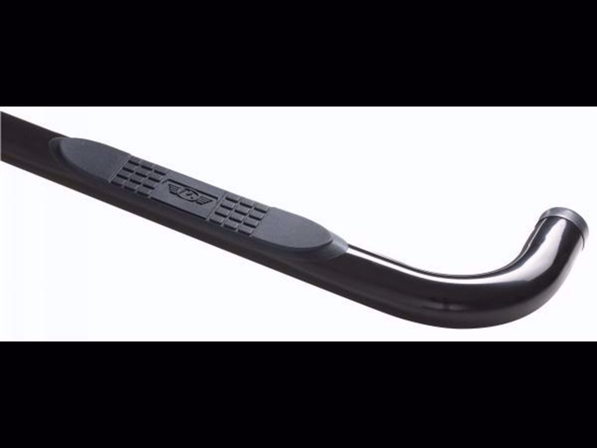 Rampage Body Side 3" Round Step Bar Wheel -To- Wheel - w/Step - Black ...