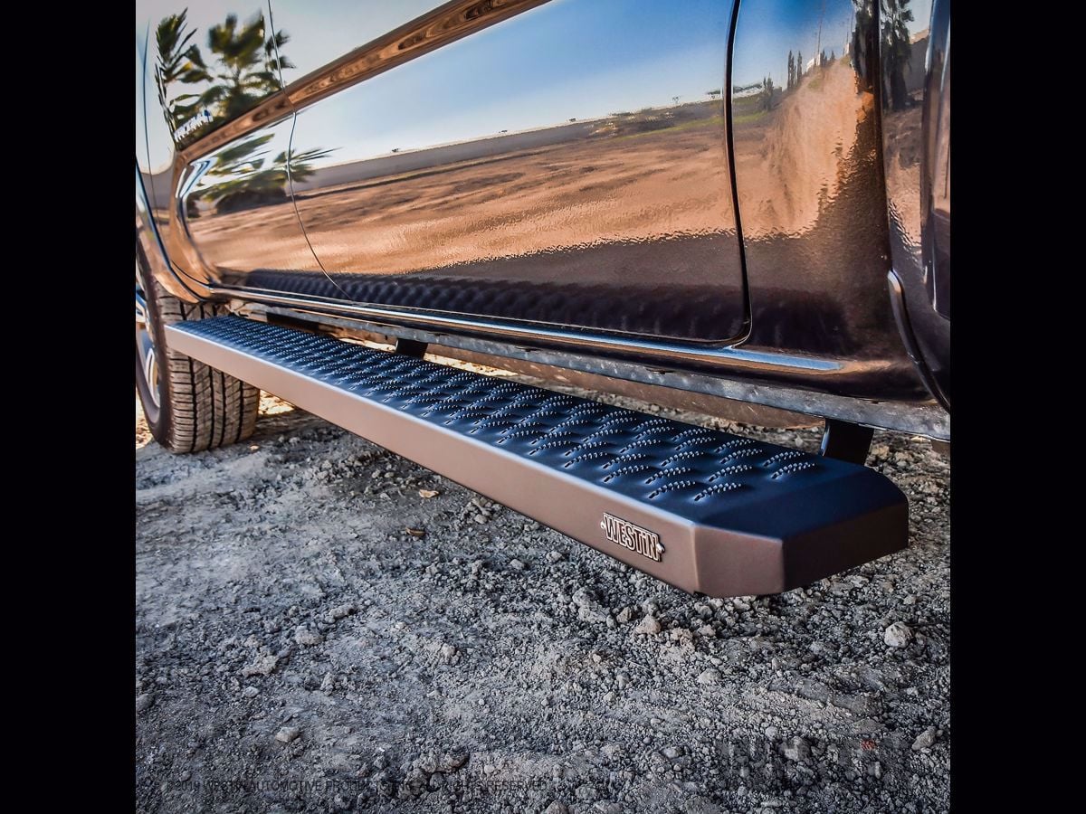 DSI Automotive - Westin Grate Steps Running Board - Textured Black - 79 ...