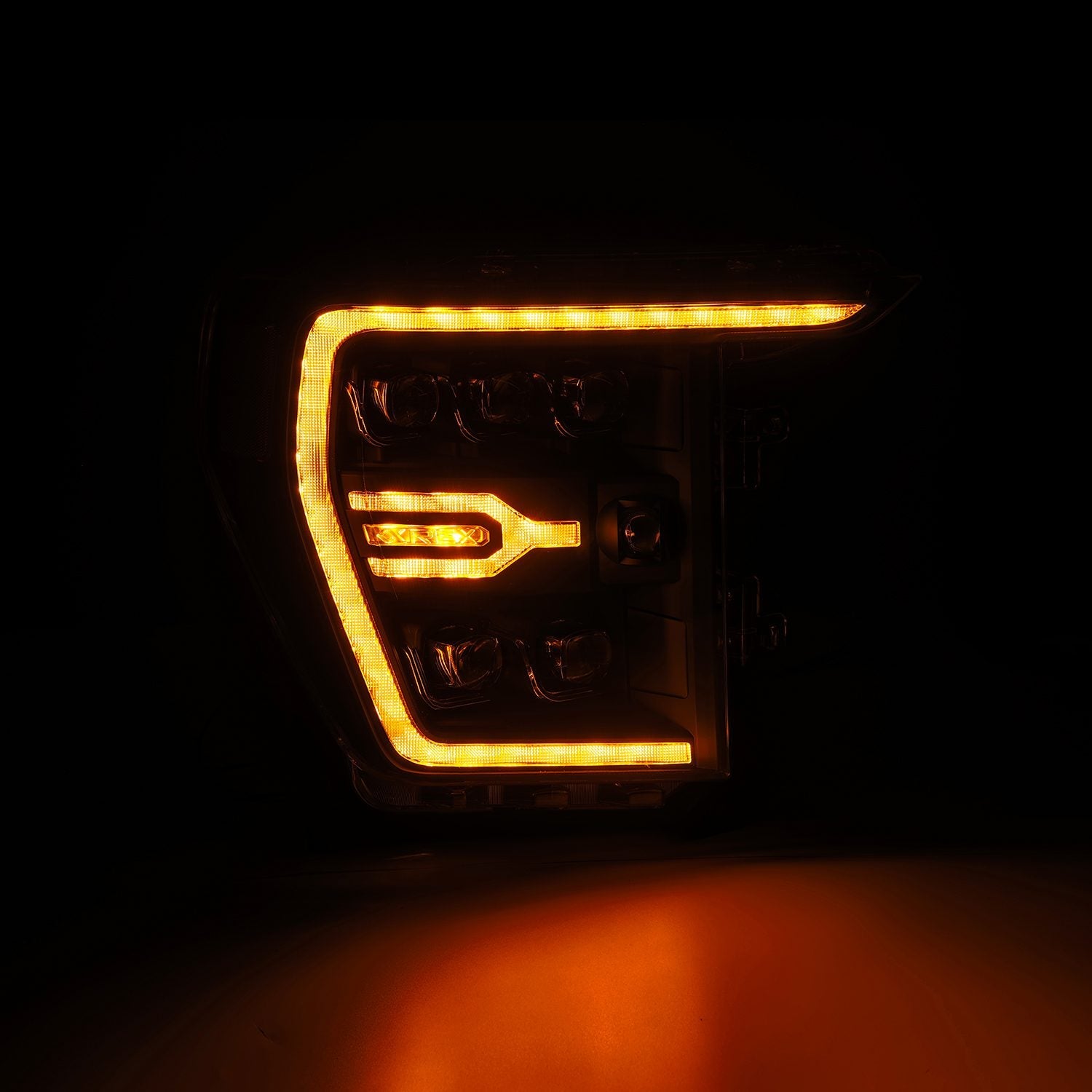 AlphaRex NOVA-Series LED Projector Headlights - Black - SharpTruck.com