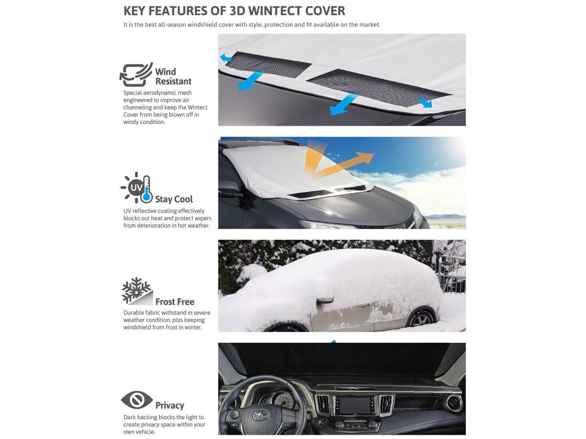 3D Wintect Windshield Cover - SharpTruck.com