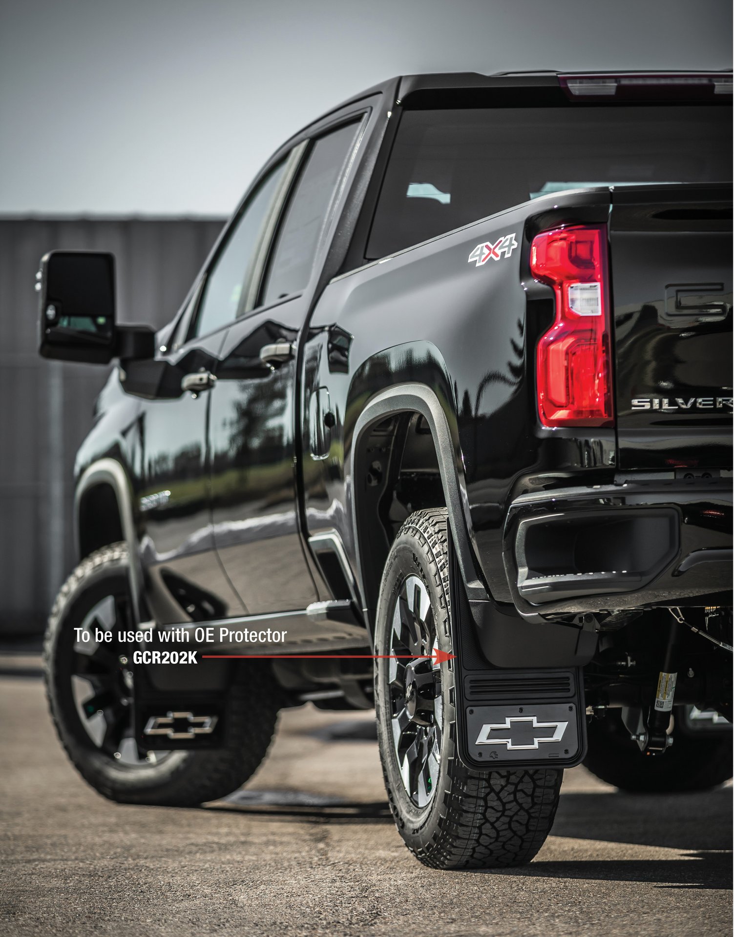 GM Licensed Truck Flaps Gatorback Chevy Silverado Z71 Rear Mud Flaps ...