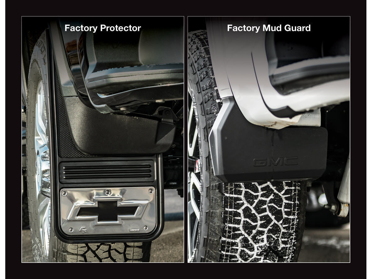 Truck Hardware Gatorback AT4 Mud Flaps - Front Pair - Fits 2020-2026 ...