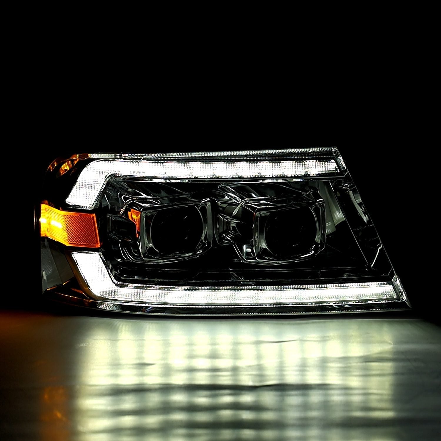 AlphaRex LUXX-Series LED Projector Headlights - Chrome - 880132 ...