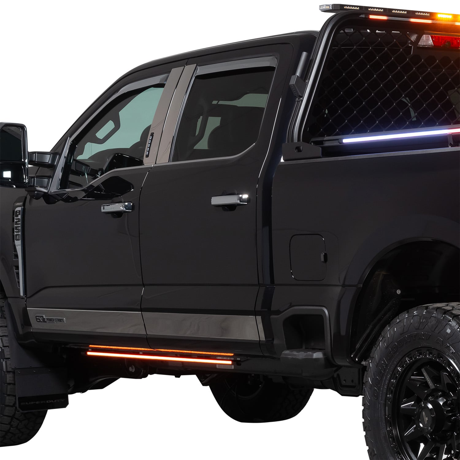 Putco Work Blade Sideliner LED Rocker Kit - Amber & White - SharpTruck.com