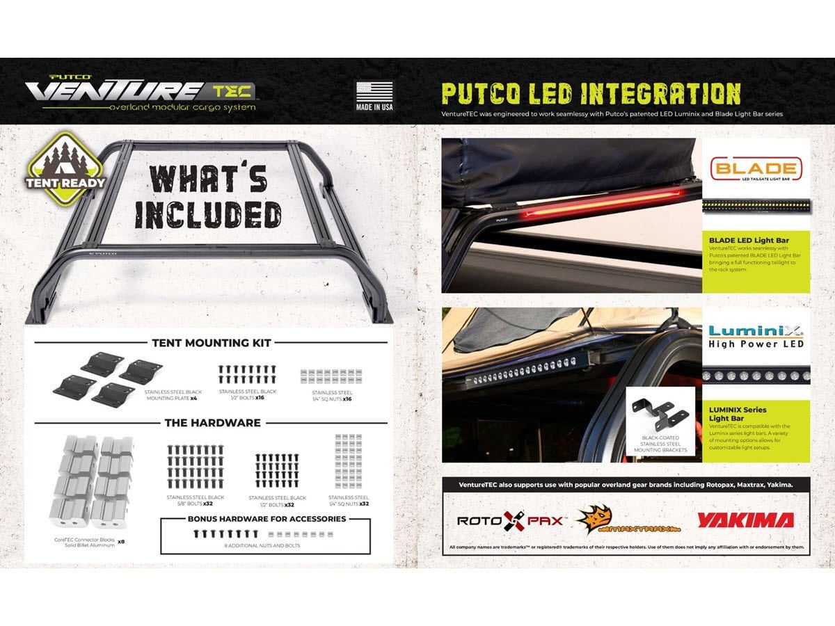 Putco Venture TEC Roof Racks - SharpTruck.com