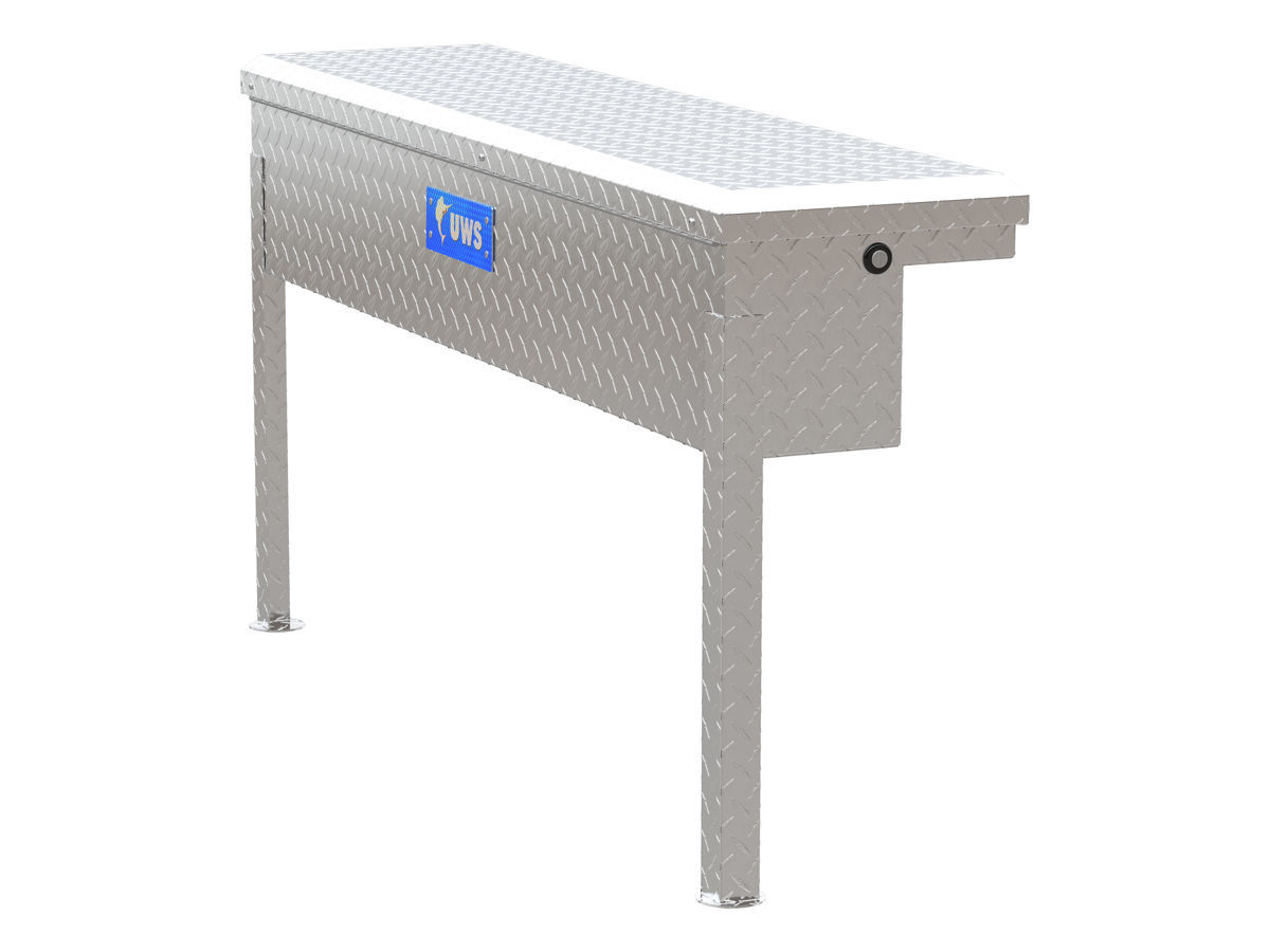 DSI Automotive - Bright Aluminum 48" Truck Side Tool Box with Low ...