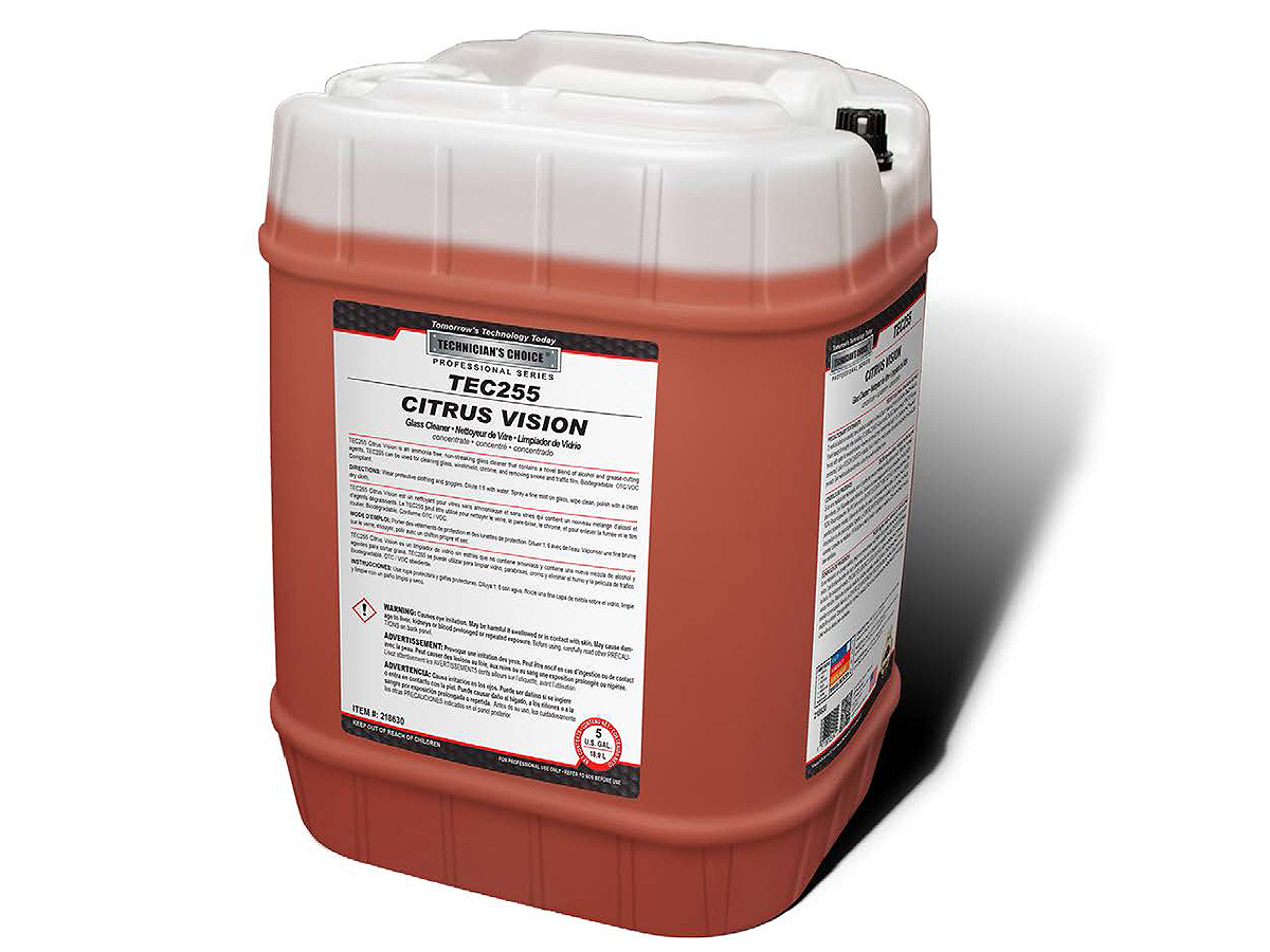 DSI Automotive - tec-citrus-vision-glass-cleaner-tec255 5 gallon
