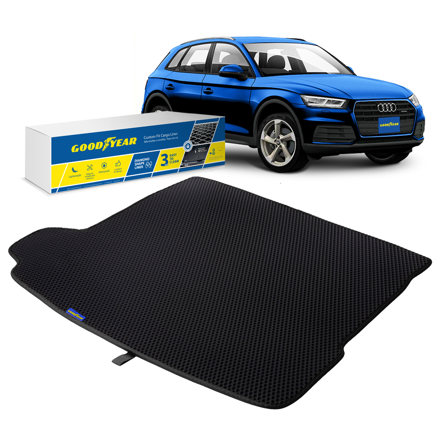 Goodyear Custom Fit Cargo Liner - Black - GY004530 - SharpTruck.com