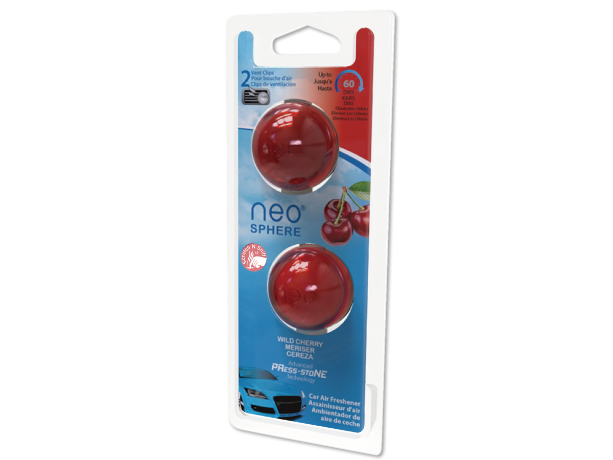 neo SPHERE Vent Clip Air Fresheners - Wild Cherry - SharpTruck.com