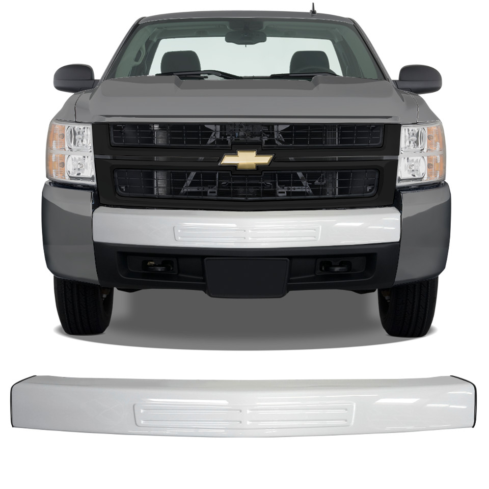 Shellz Front Bumper Cover - GM Olympic White - SharpTruck.com
