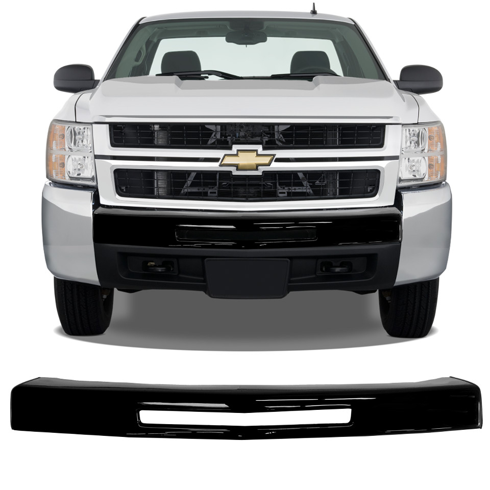 Shellz Front Bumper Cover - Gloss Black - SharpTruck.com