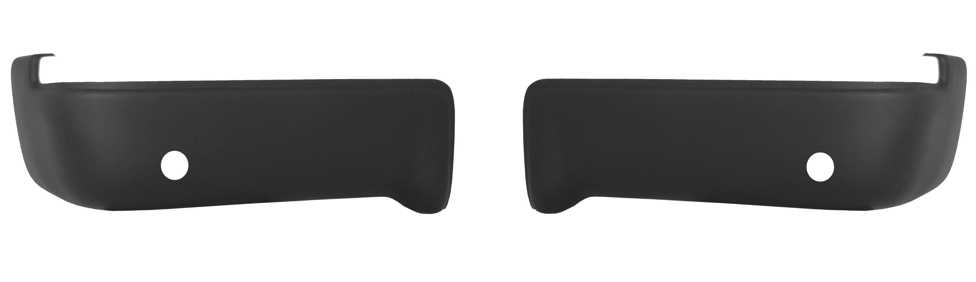 Shellz Rear Bumper Cover - Matte Black - SharpTruck.com