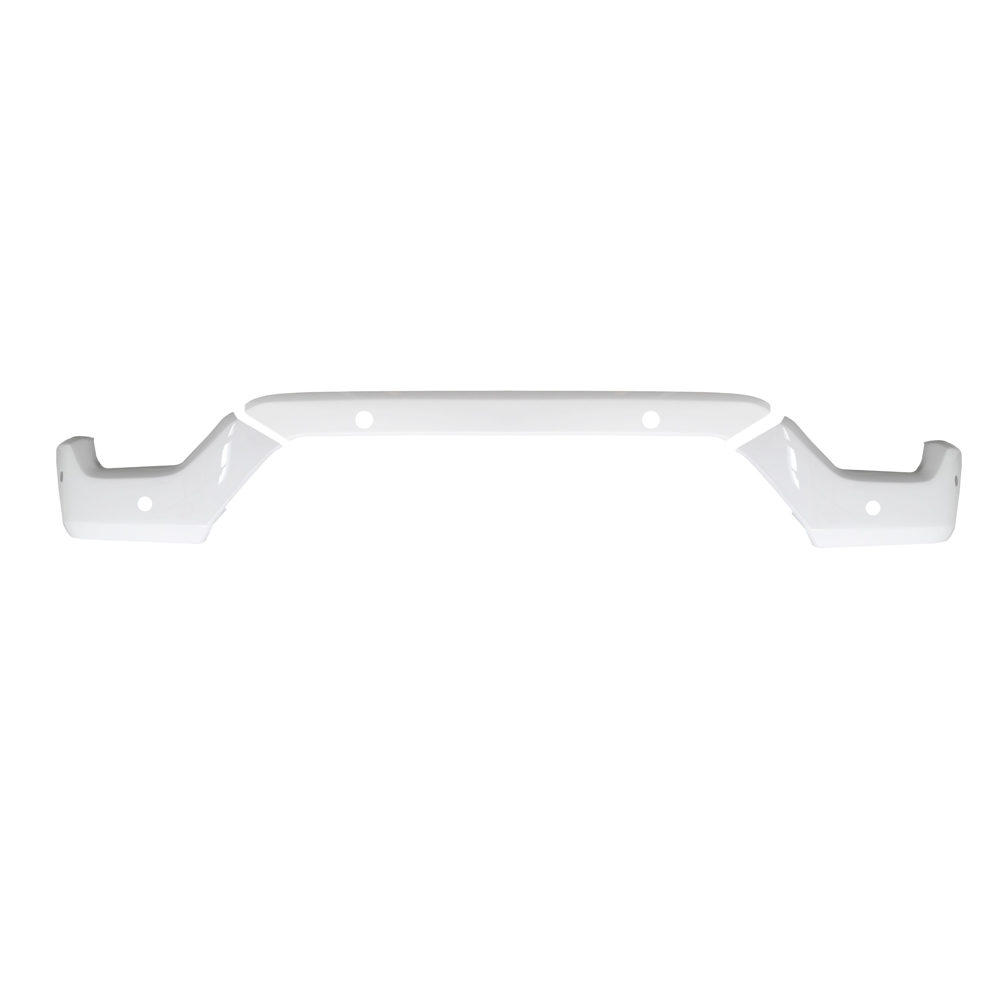 Shellz Front Bumper Cover- Side Sections - Gloss White - SharpTruck.com