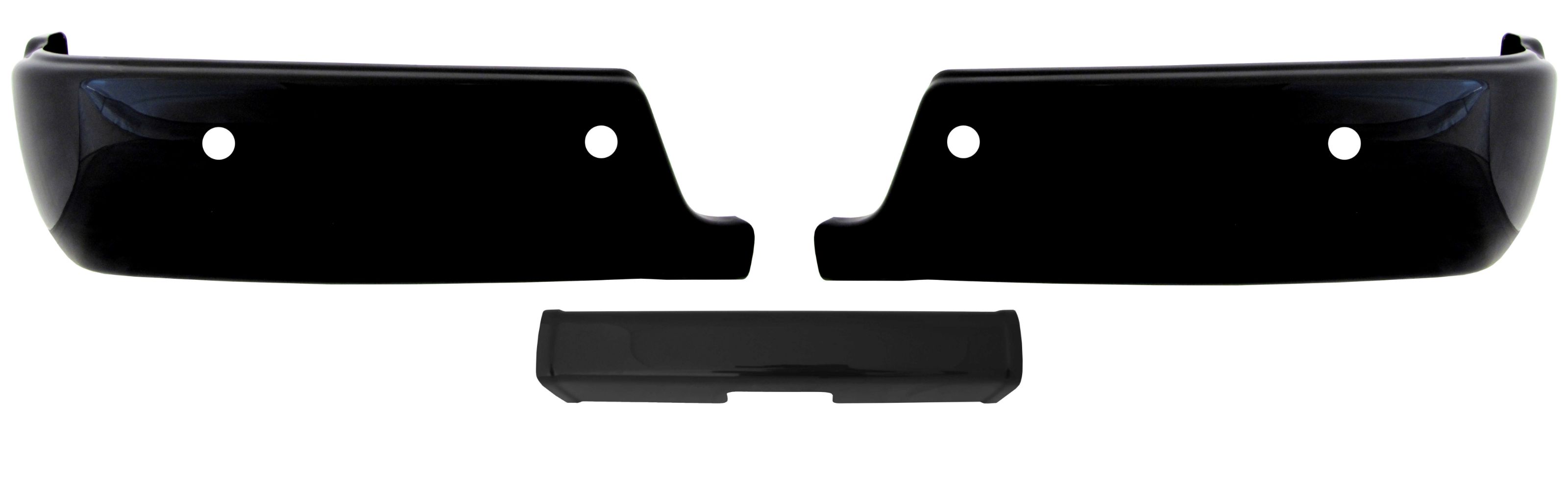 Shellz Rear Bumper Cover - Gloss Black - SharpTruck.com