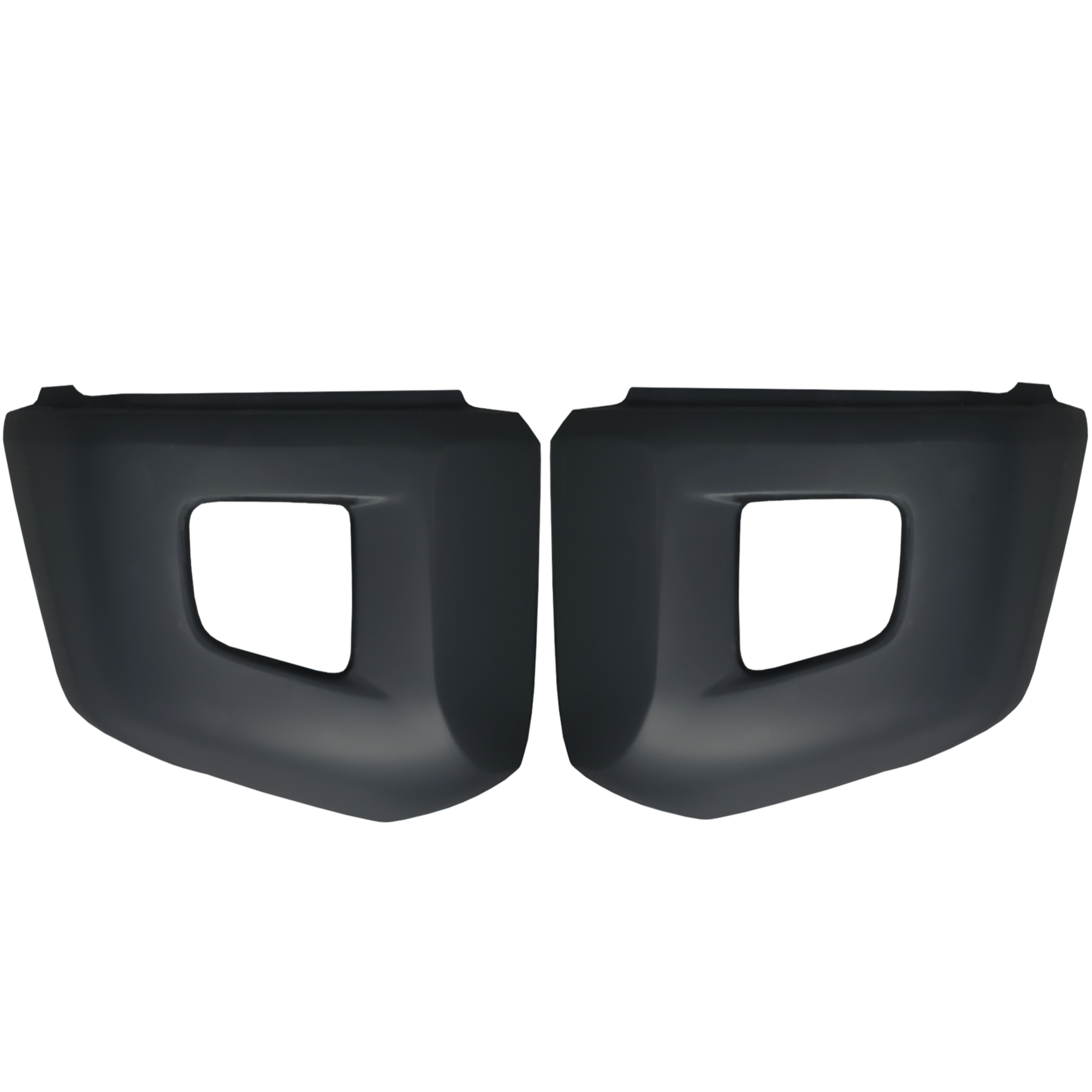 Shellz Front Bumper Cover- Side Sections - Matte Black - SharpTruck.com