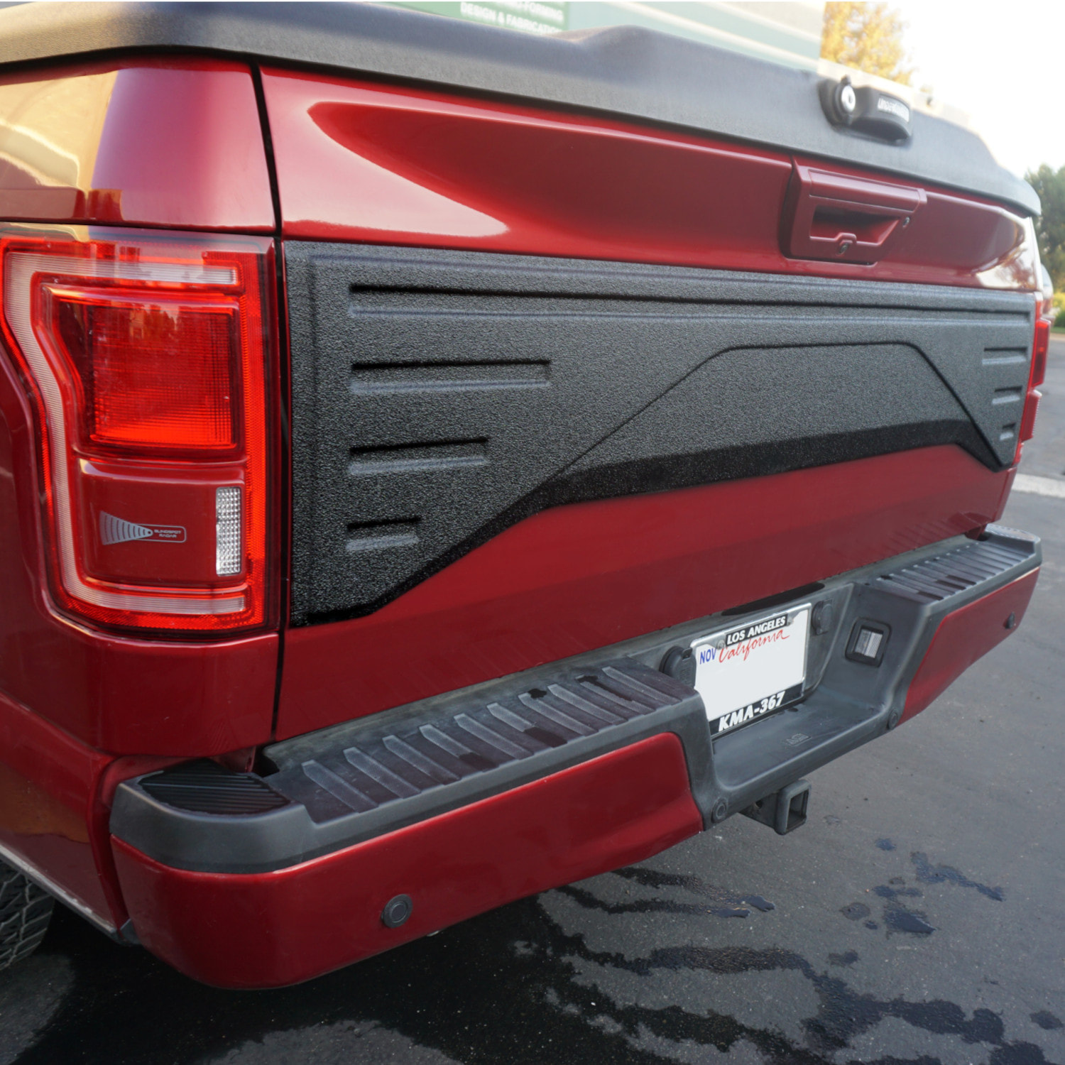 Shellz Tailgate Overlay - With Lightbar - Armor Coated (Bed Lined ABS ...