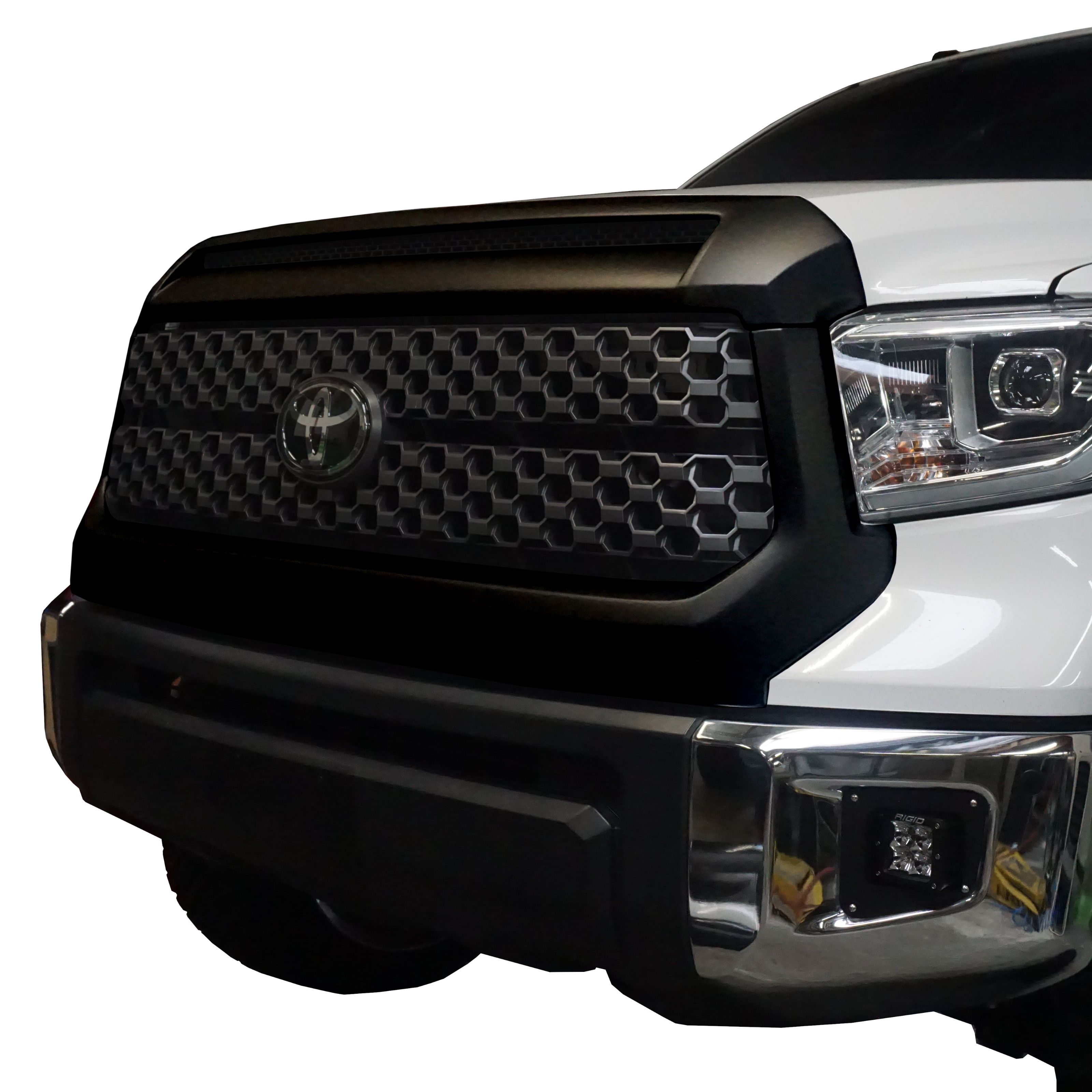 Shellz Grille Overlay - Paintable ABS - SharpTruck.com