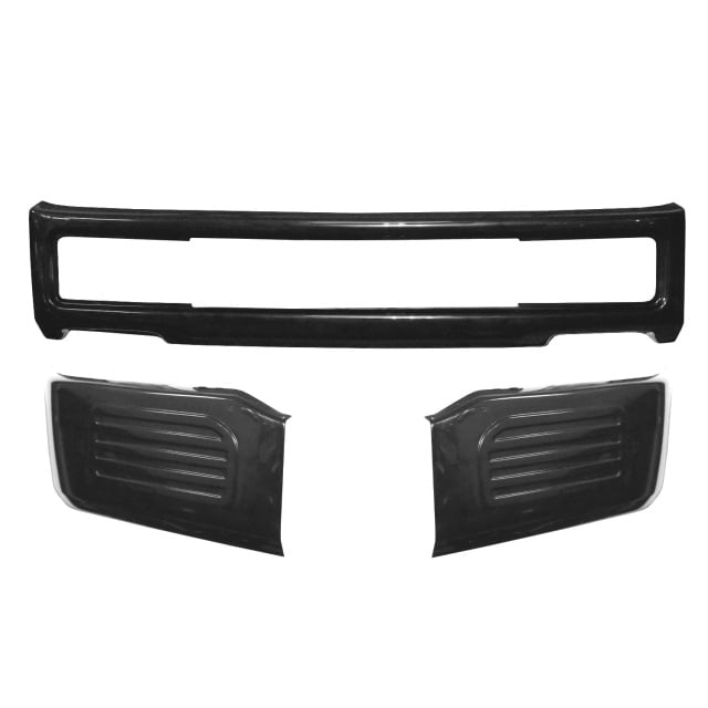 Shellz Front Bumper Cover- Center Section & Side Sections - Paintable ...