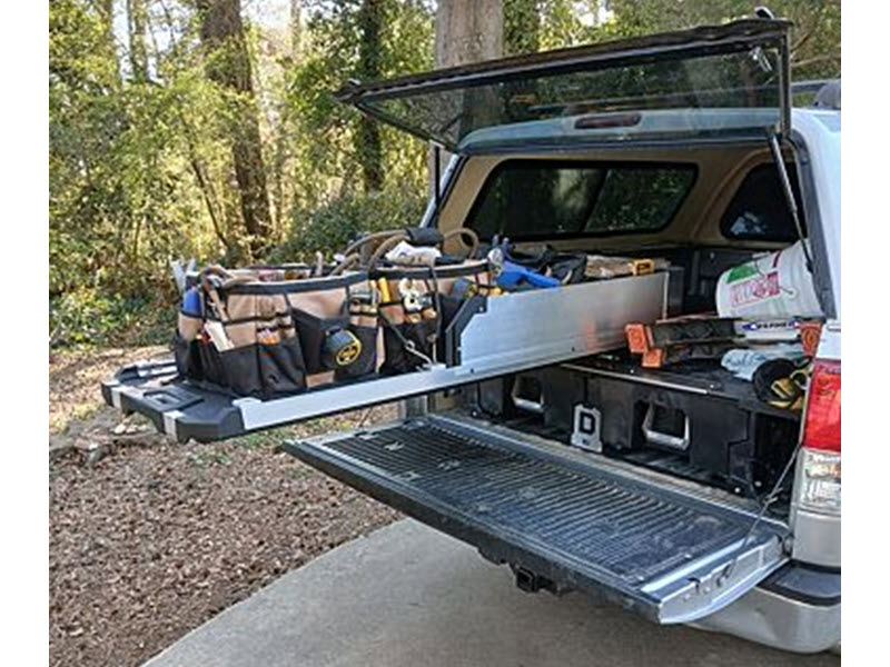 Decked CargoGlide 600 Sliding Truck Bed Tray - Half Bed - 600lb Capacity - 75% Extension ...