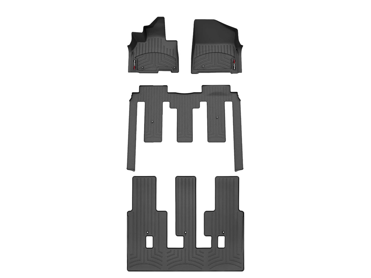 WeatherTech FloorLiners - Complete Set - 1st, 2nd, & 3rd Row - Cocoa - 471911-1-2-4716725 ...