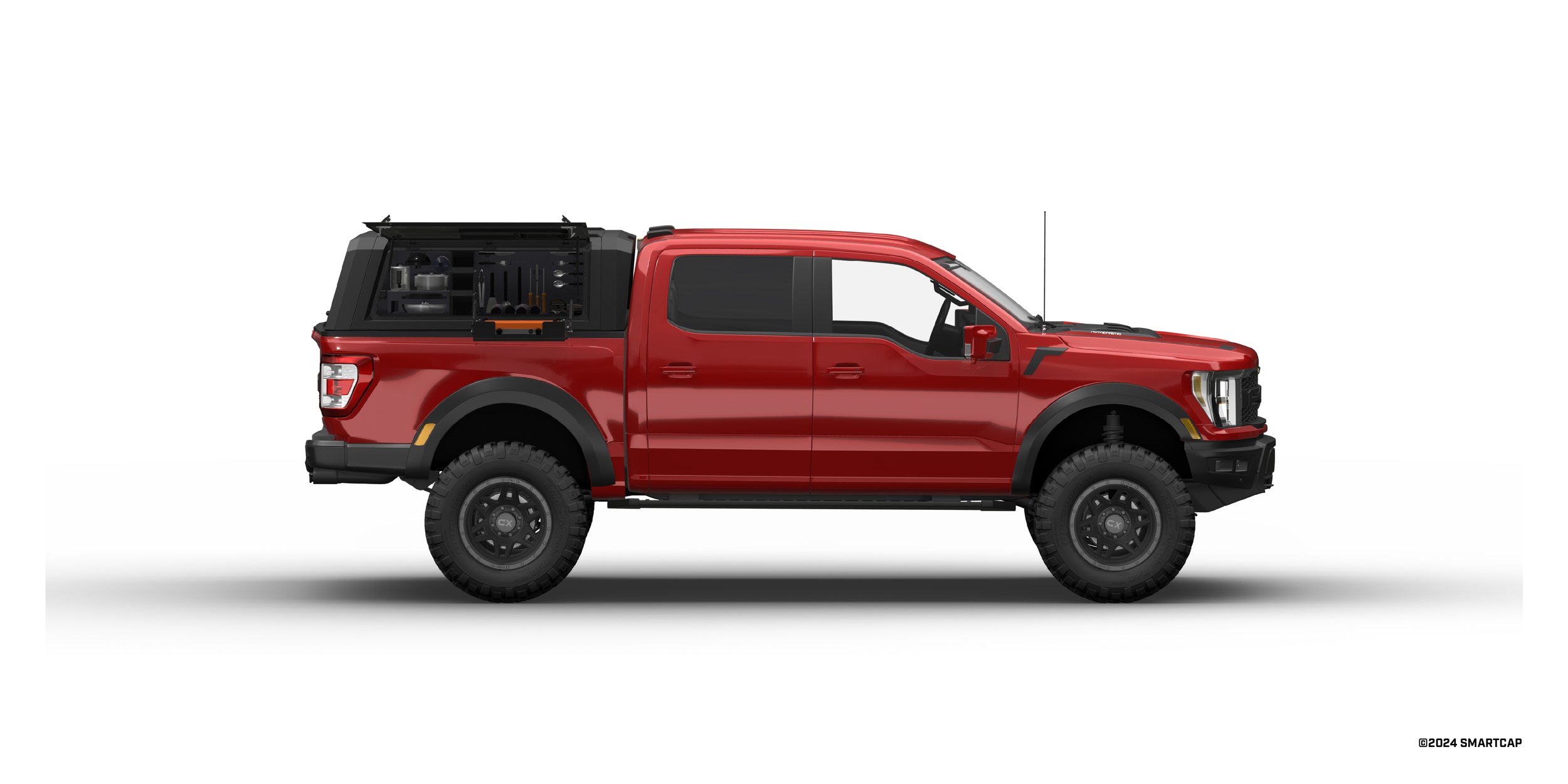 SmartCap Kitchen-Bin - Passenger Side - Fits Mid-Sized Trucks - SA0816 ...