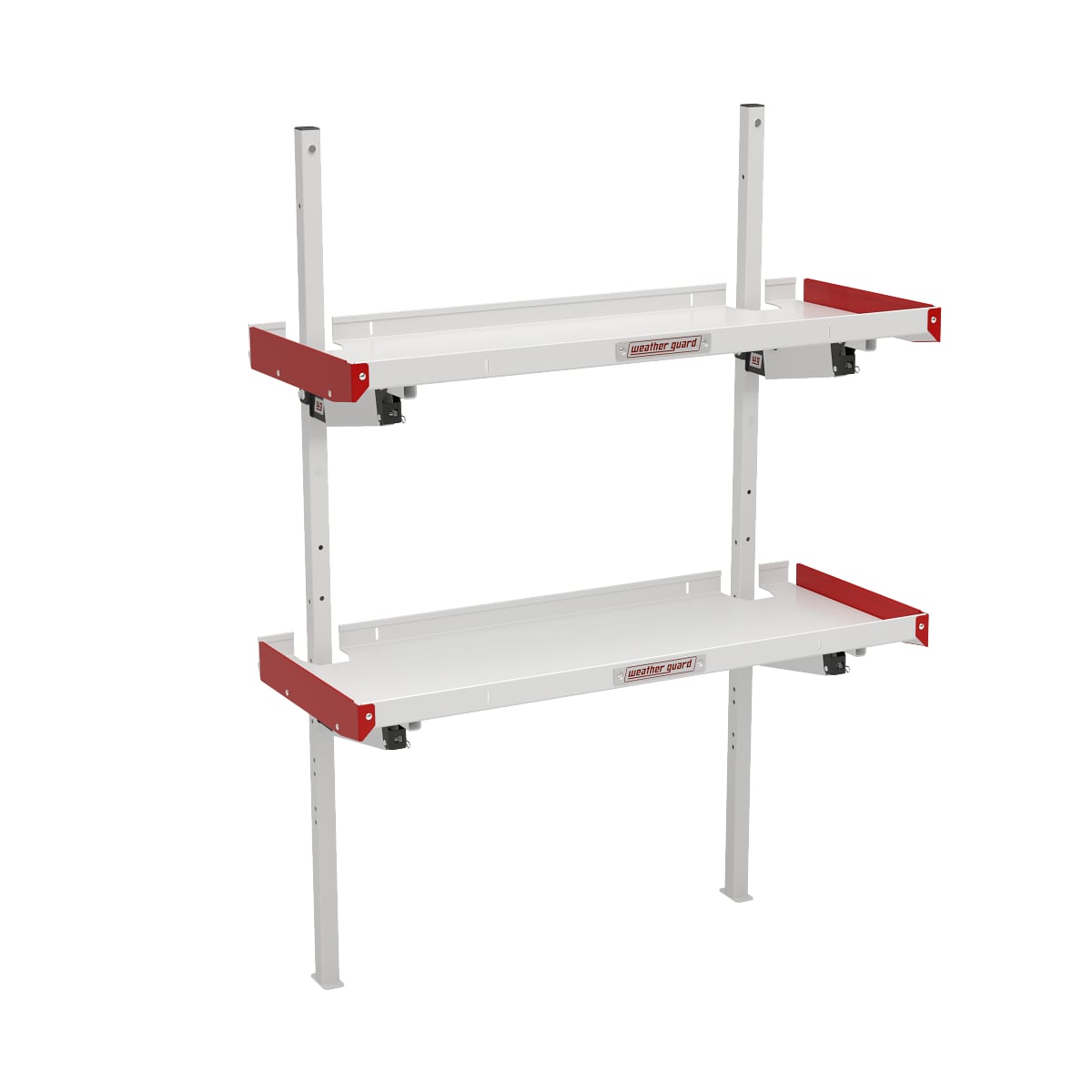 Weather Guard Folding Shelves & Mounting Rails - SharpTruck.com