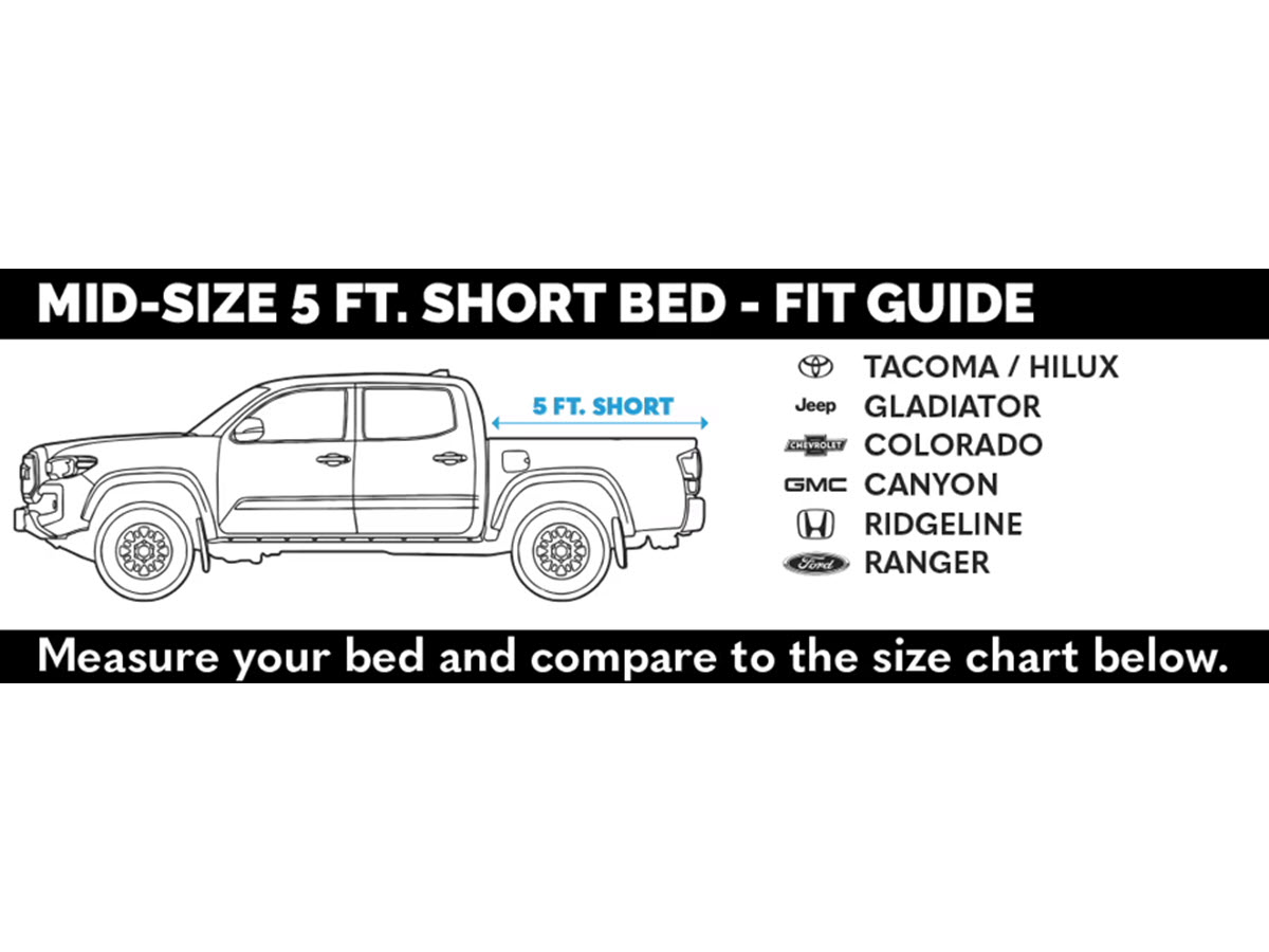 Flated Air-Topper Inflatable Truck Topper - Mid-Size 5' Bed ...