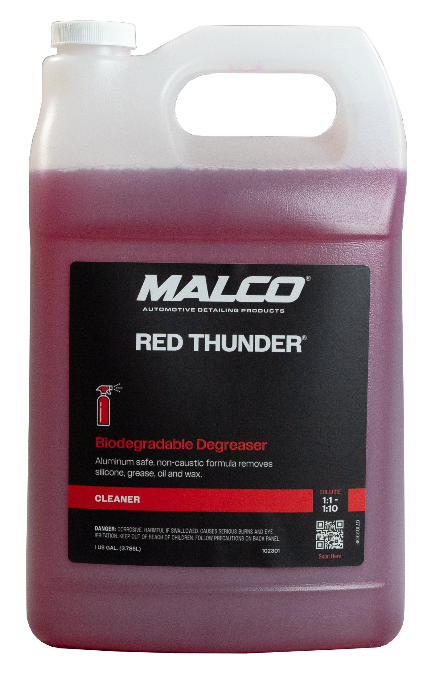 Malco Red Thunder Biodegradable Degreaser - Gallon - 102301 ...