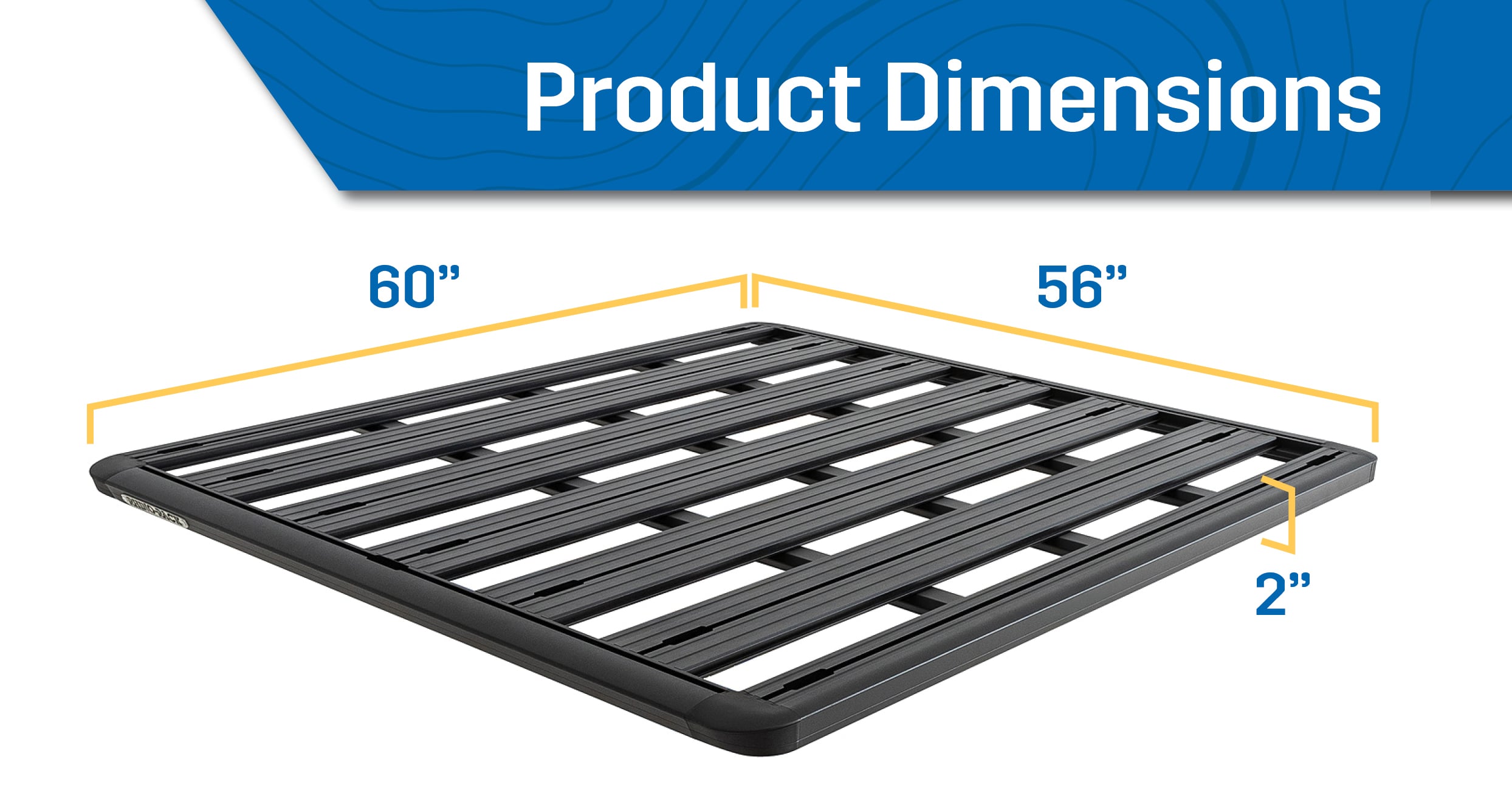 Rhino Rack Pioneer Platform - 52" x 54" - With RLT600 Legs - SharpTruck.com